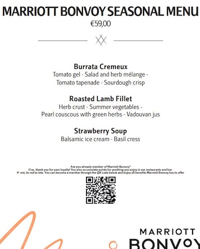 Our Menus