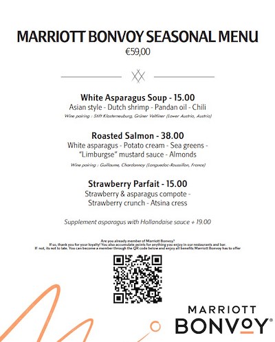 Menus of Commune, the Gate Bar and Stripes Restaurant at Sheraton ...