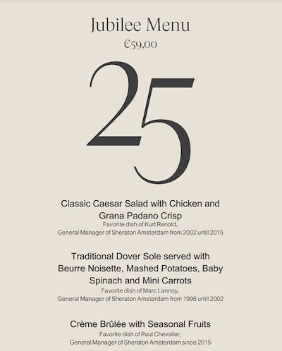 Our Menus