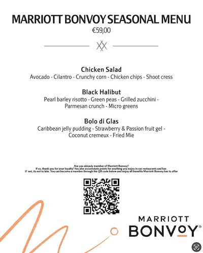 Menus of Commune, the Gate Bar and Stripes Restaurant at Sheraton ...