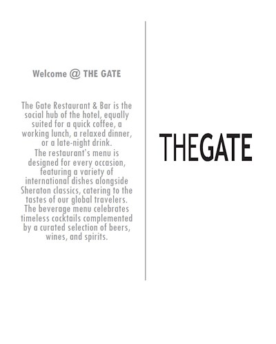 Menus of Commune, the Gate Bar and Stripes Restaurant at Sheraton ...
