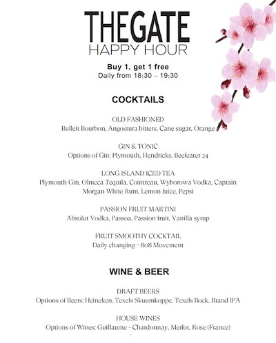 Menus of Commune, the Gate Bar and Stripes Restaurant at Sheraton ...